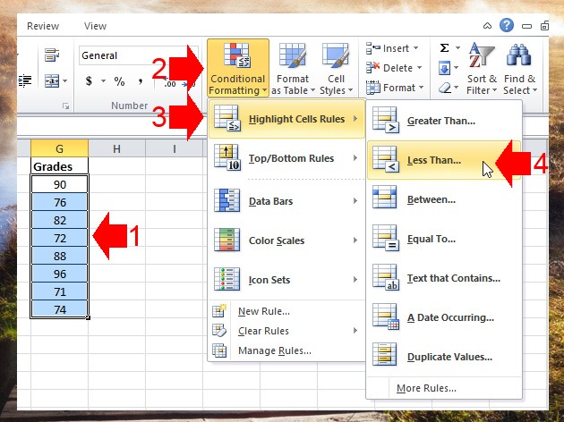 Excel Conditional Formatting Office Tutorial