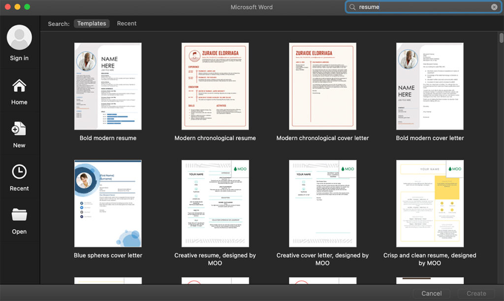 How to Create Professional Resumes with Word Templates – Office Tutorial